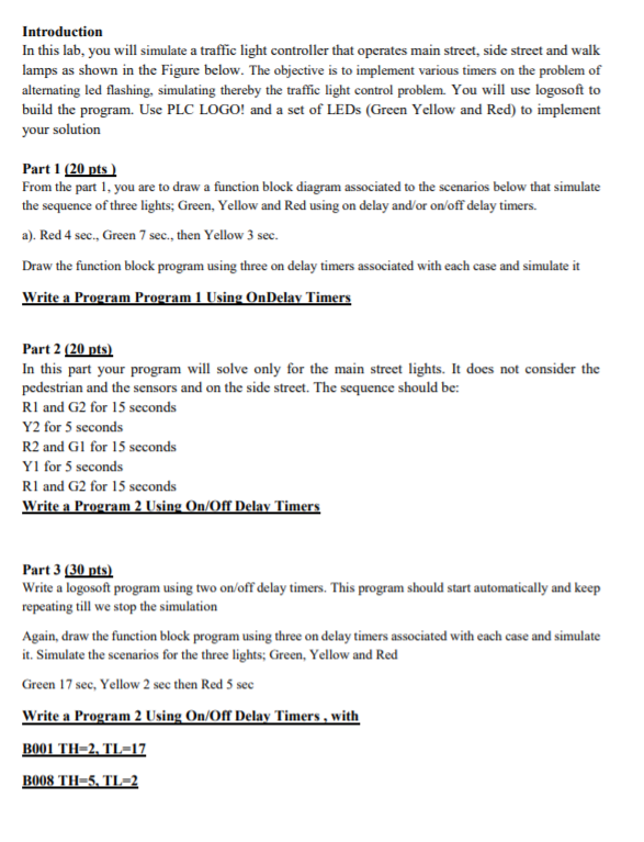Traffic Light Simulation Using Three Types Of Timers