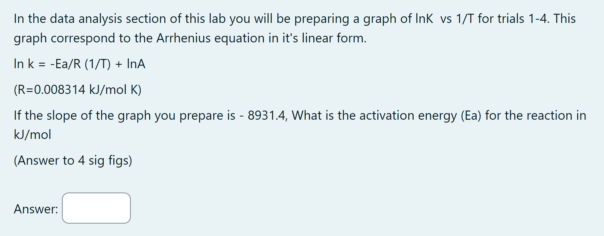Solved In the data analysis section of this lab you will be | Chegg.com