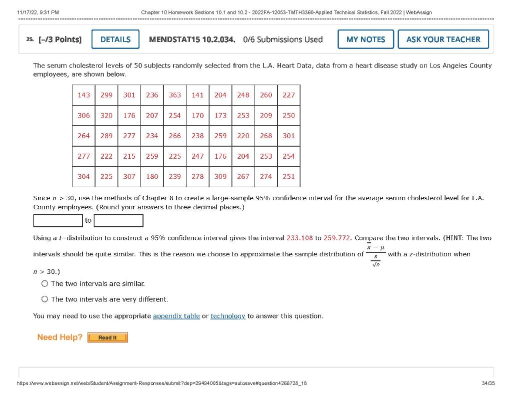 Solved The following n = 10 observations are a sample from a | Chegg.com