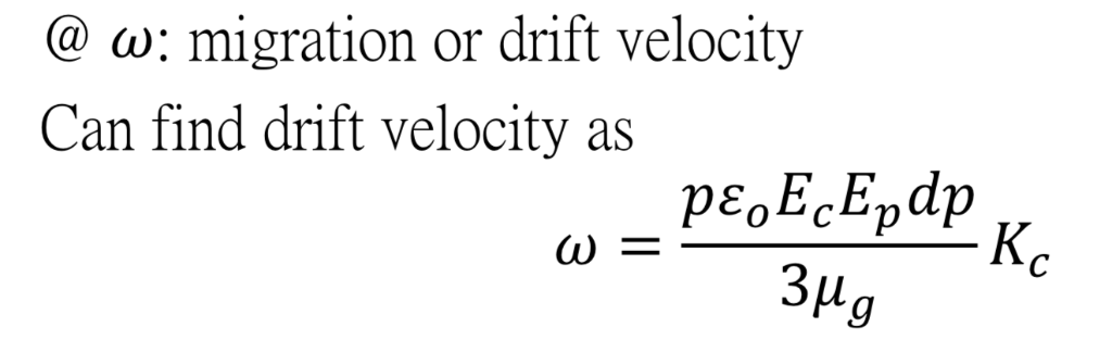 Solved Class Example 1 ESIL Calculate the drift velocity in | Chegg.com