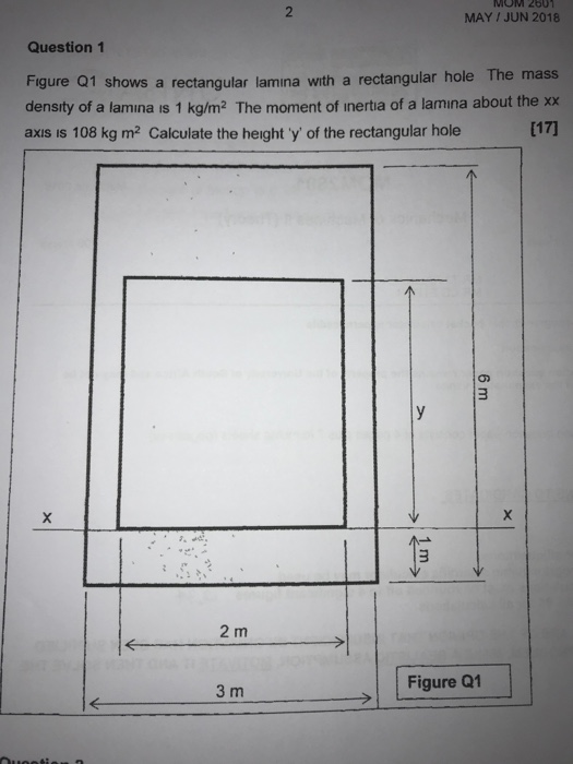 Solved 2 MAY / JUN 2018 Question 1 Figure Q1 shows a | Chegg.com