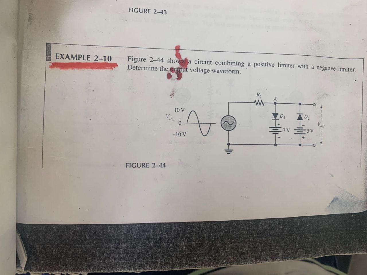 Solved Figure 2-44 shows a circuit combining a positive | Chegg.com
