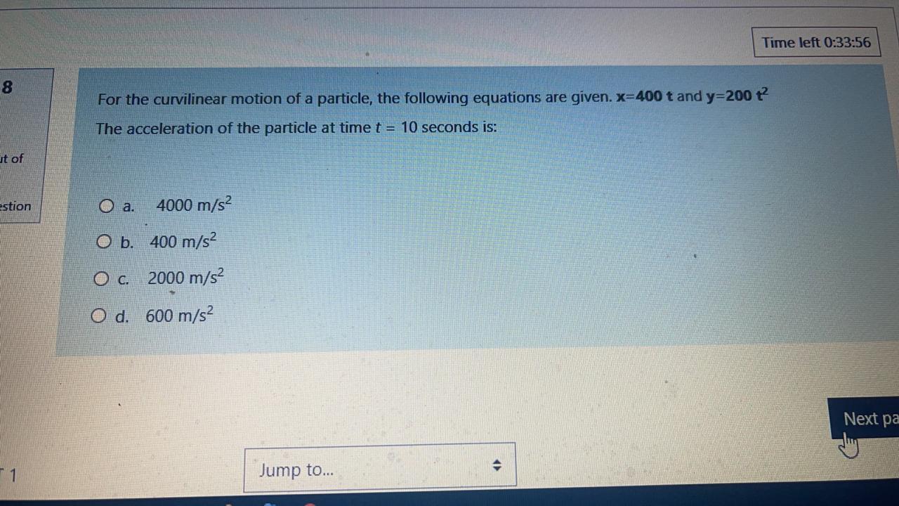 Solved 9 Tir Which of the given equations can be used to | Chegg.com