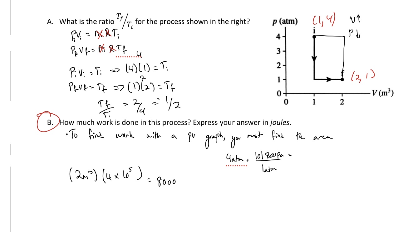 Solved I need help trying to ﻿find how much work is ﻿done in | Chegg.com