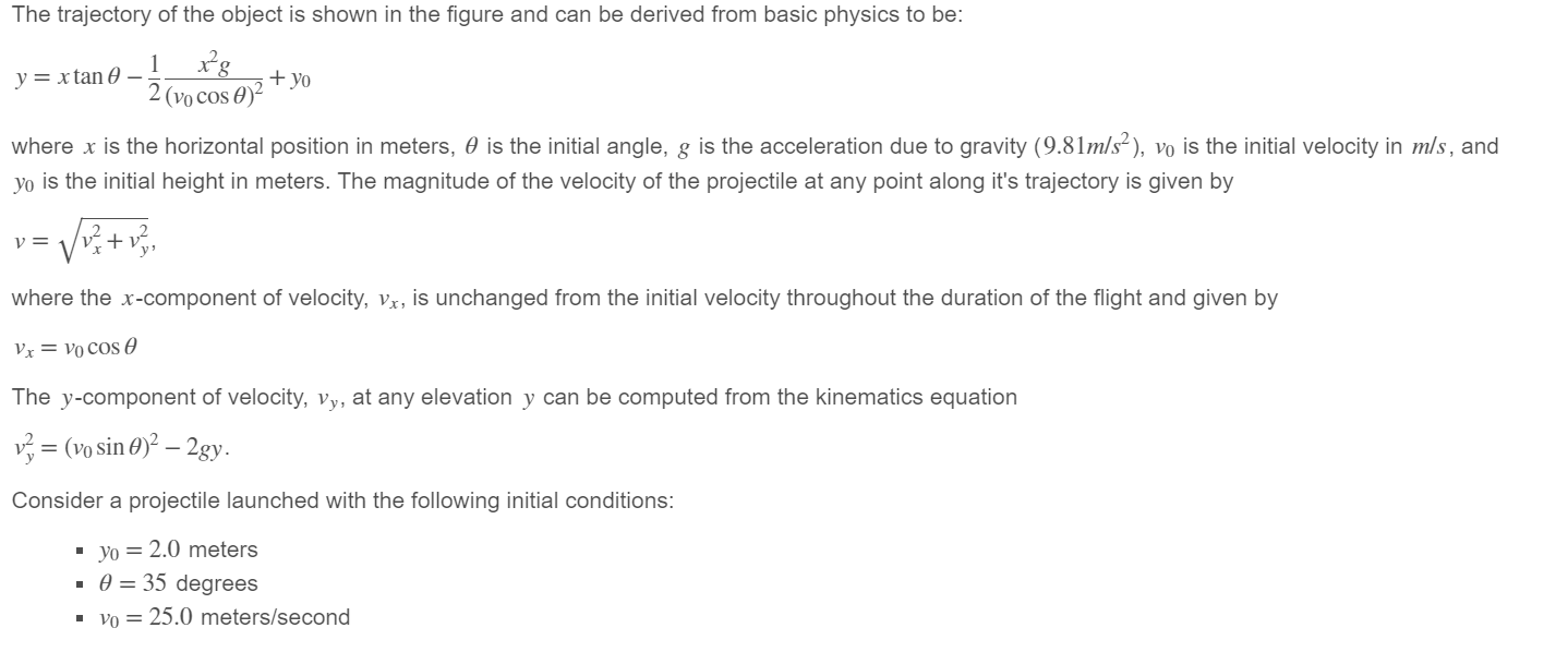 Solved Consider the motion of an object modeled with ideal | Chegg.com