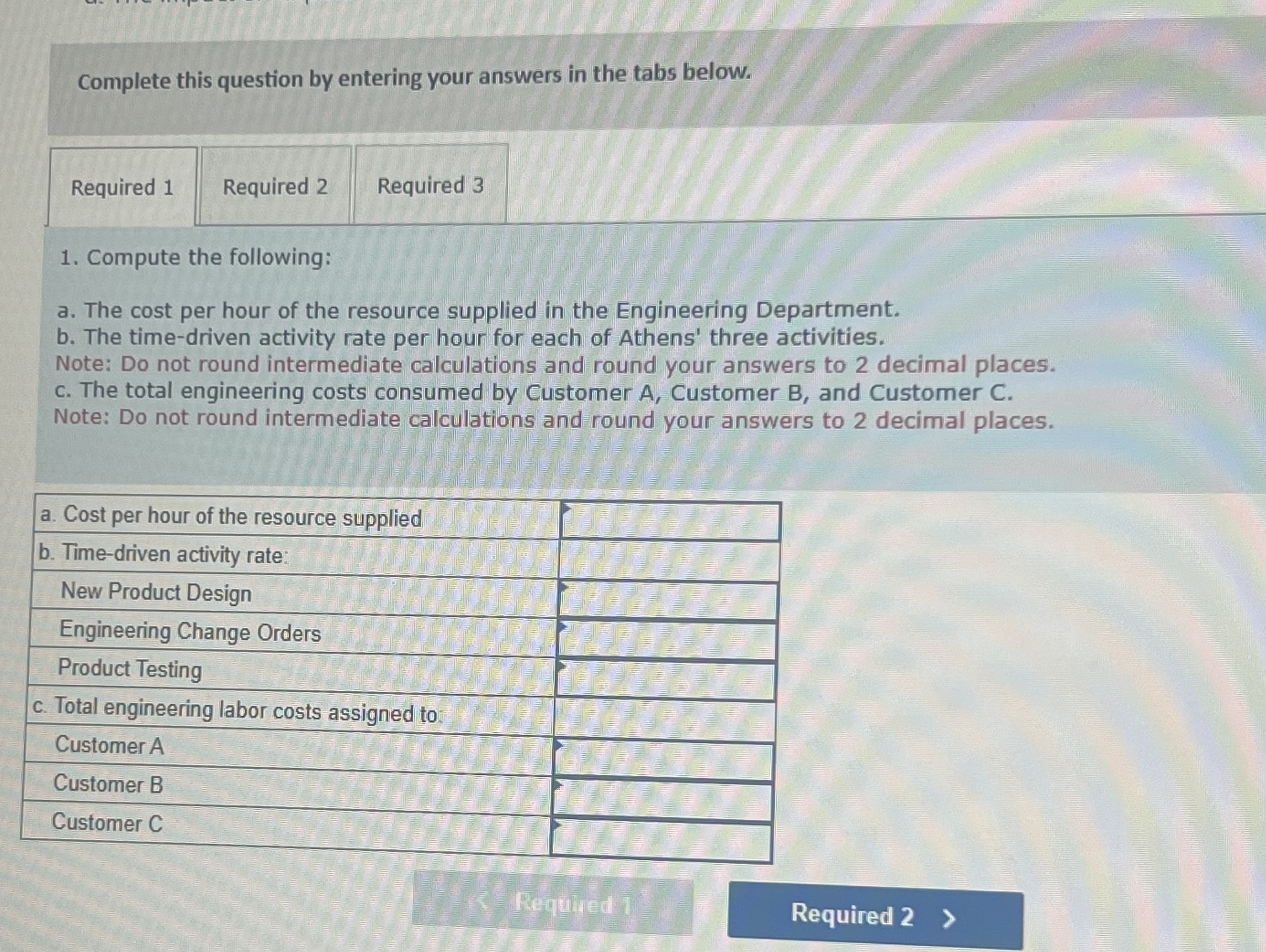 Solved a. The used capacity b. The unused capacity in hours | Chegg.com