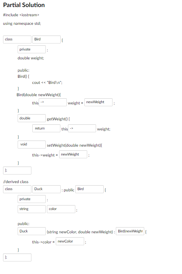 Solved Partial Solution#include ﻿≪?