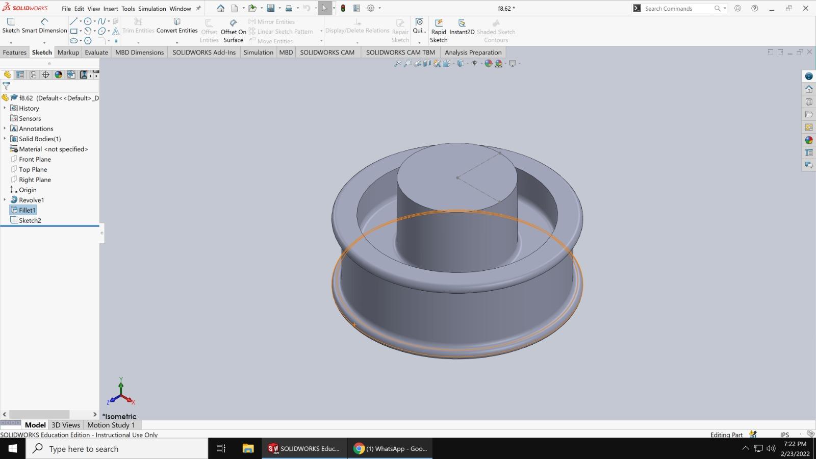 Solved SOLIDWORKS!! Can you please help me? I am trying to | Chegg.com