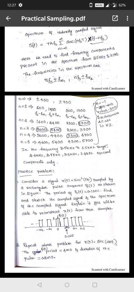 Solved 12:27 € Practical Sampling.pdf Spectrum of Naturally | Chegg.com
