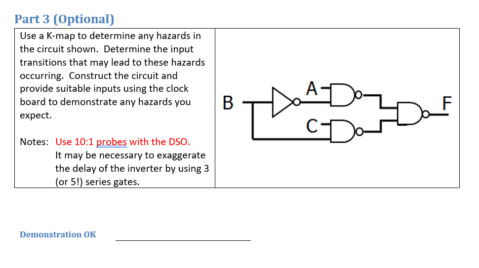 Solved Use a K-map to determine any hazards in the circuit | Chegg.com