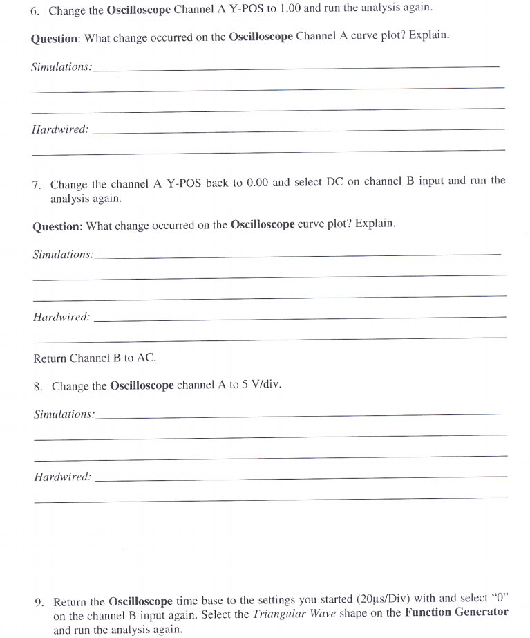 Solved using multisim do the simulations and answer the | Chegg.com