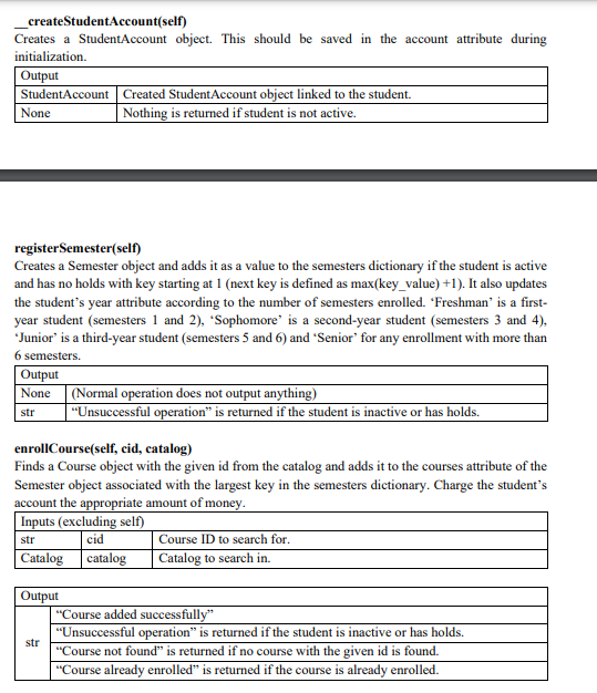 Solved Section 8: The Student class This class inherits from | Chegg.com