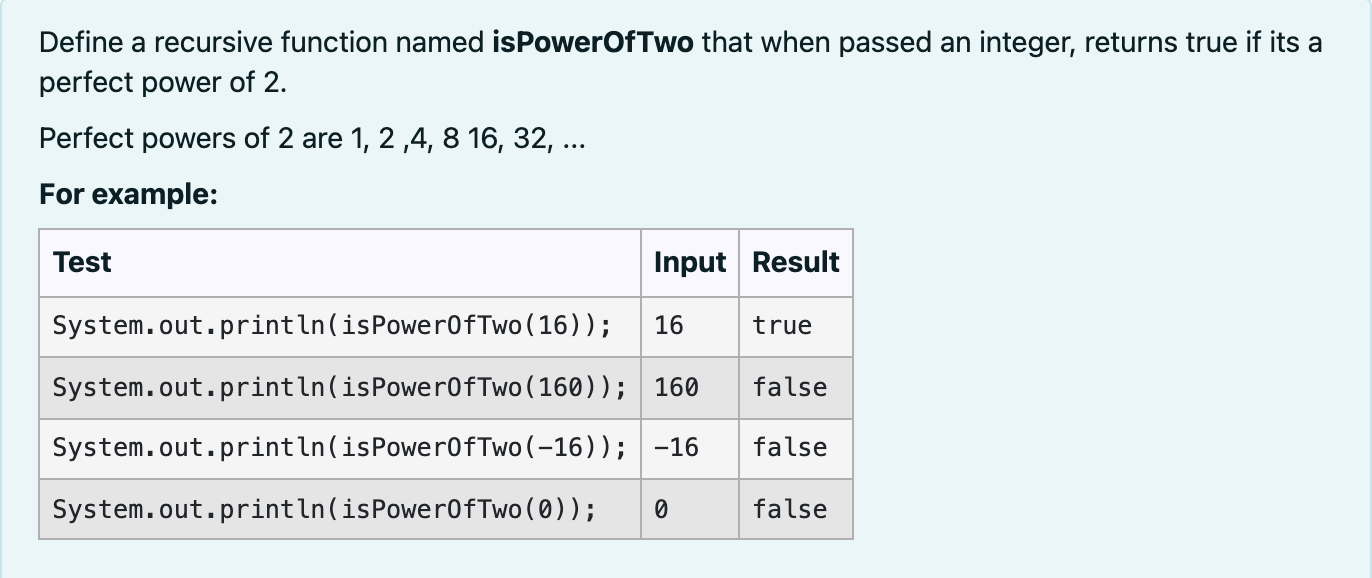 Solved Define A Recursive Function Named Ispoweroftwo That 5124