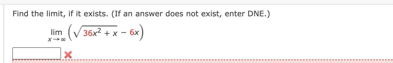 Solved Find the limit, if it exists. (If an answer does not | Chegg.com