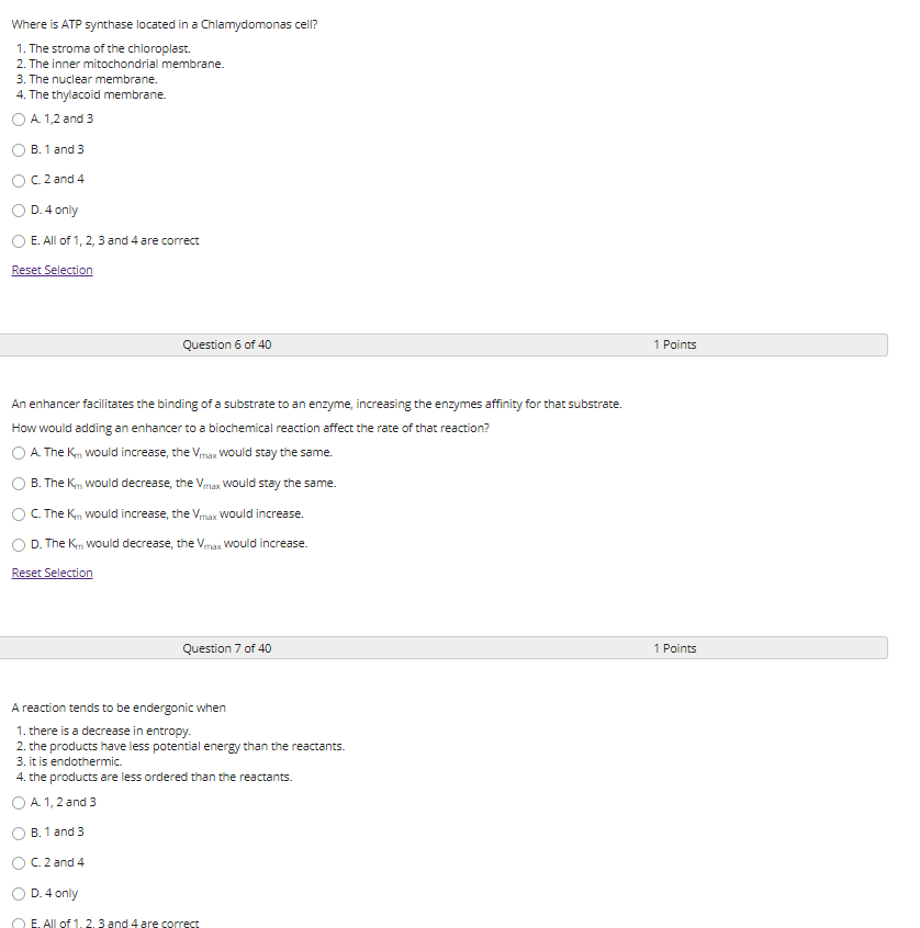 Solved Where is ATP synthase located in a Chlamydomonas | Chegg.com