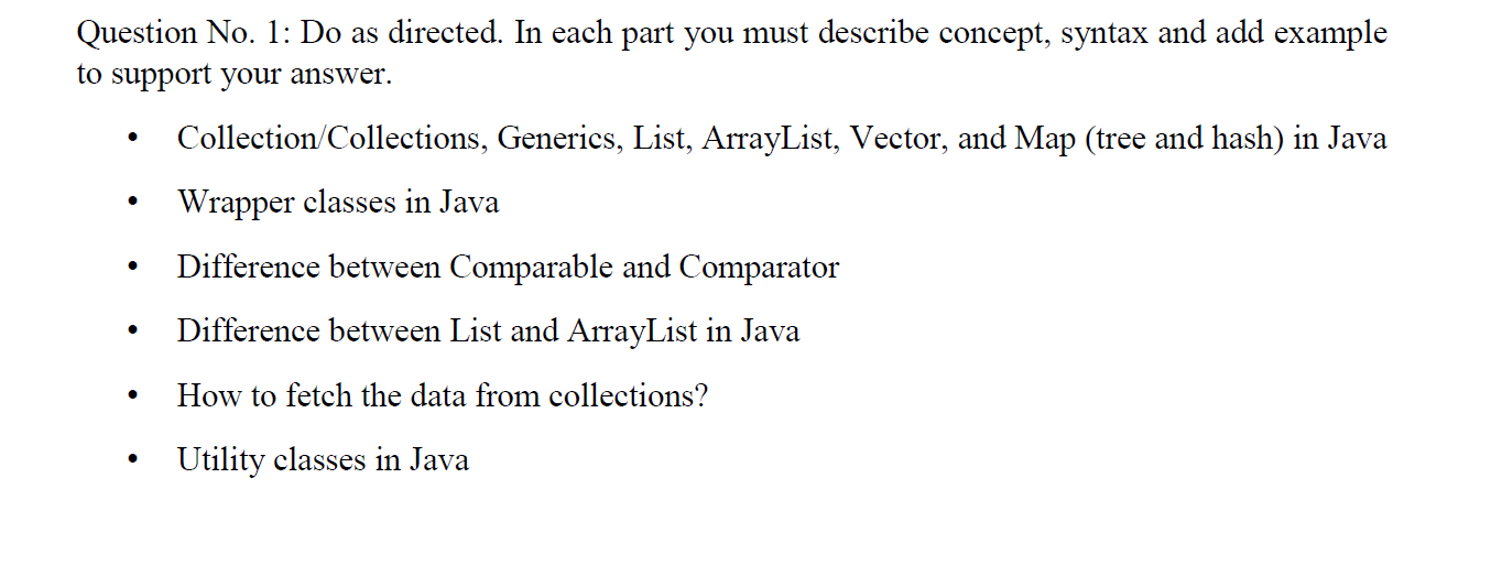 Solved pplease write a comprehensive answer with example for | Chegg.com