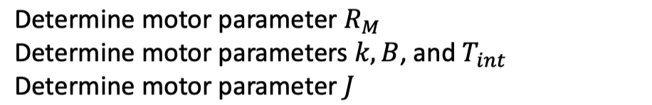 Solved Determine motor parameter RM Determine motor | Chegg.com