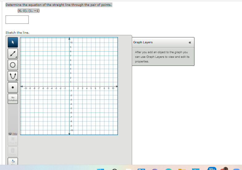 Solved Determine the equation of the straight line through | Chegg.com