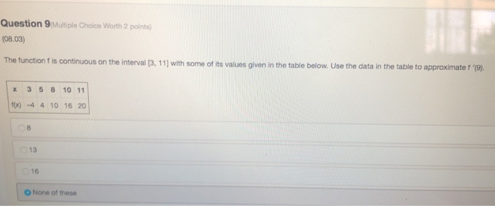 Solved Question 7(Multiple Choice Worth 2 points) (08.02) | Chegg.com