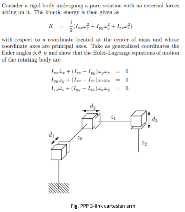 Solved Consider a rigid body undergoing a pure rotation with | Chegg.com