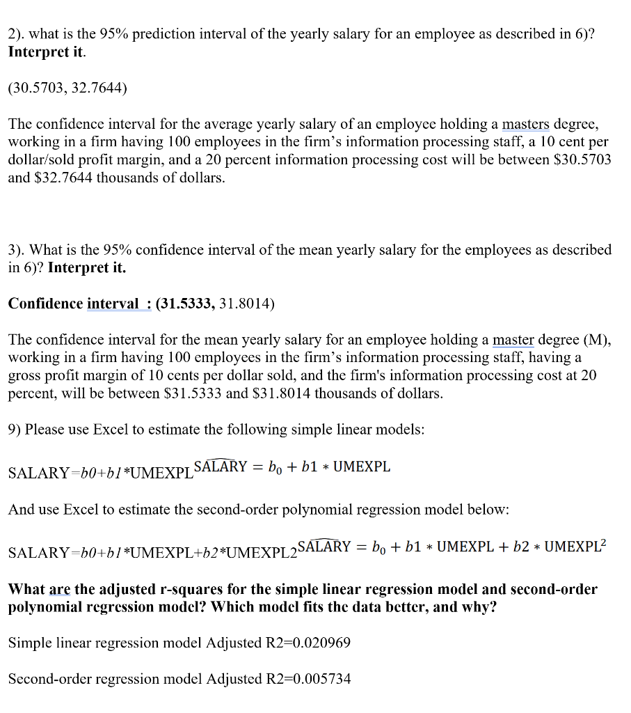 Solved SUMMARY OUTPUT Simple Linear Regression R Squared | Chegg.com