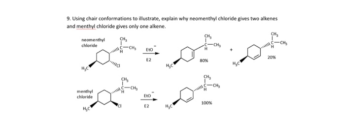 Solved Using chair conformations to illustrate, explain why | Chegg.com