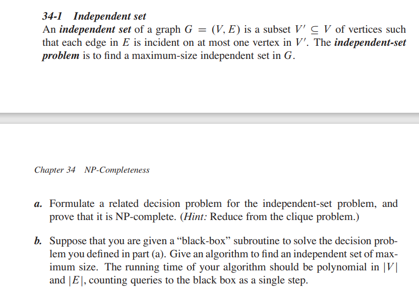 Solved Problem is from Introduction to algorithm book of | Chegg.com