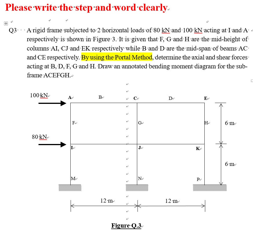 Solved Please'write'the'step'and'word 'clearly Q3 - A rigid | Chegg.com