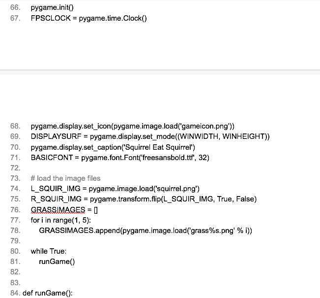 Squirrel Eat Squirrel program INSTRUCTIONS: Place an | Chegg.com