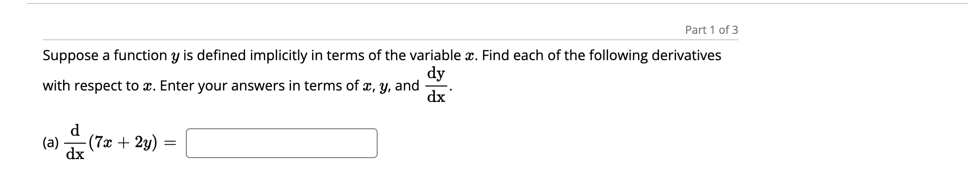 Solved Part 1 ﻿of 3suppose A Function Y ﻿is Defined 2556