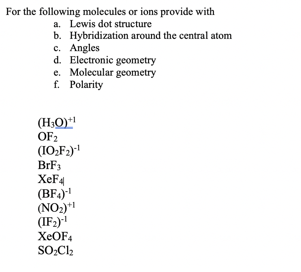 Bf4 Molecular Shape