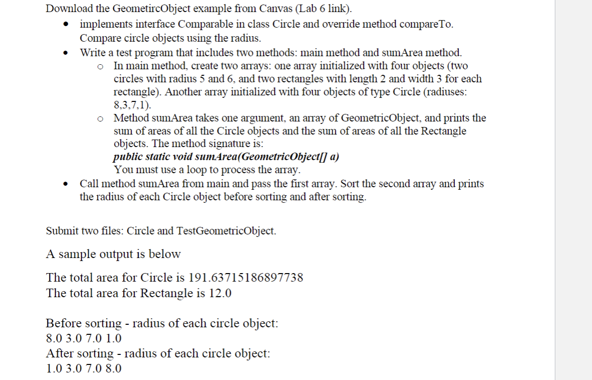 Solved please do this in java asap! will upvote, thank | Chegg.com
