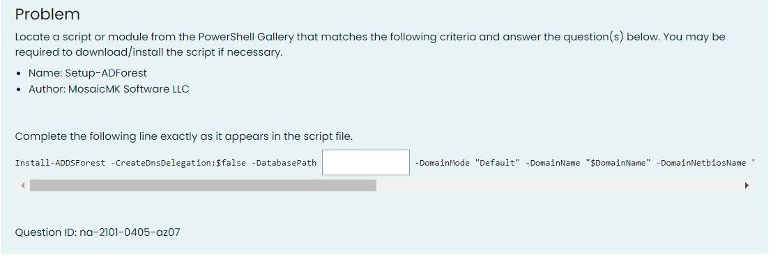 Solved Problem Locate a script or module from the PowerShell | Chegg.com