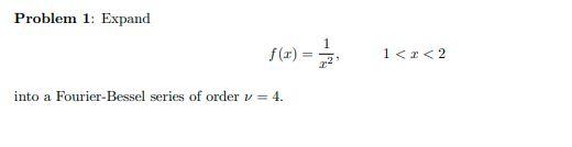 Solved Problem 1: Expand f(x)=x21,1 | Chegg.com