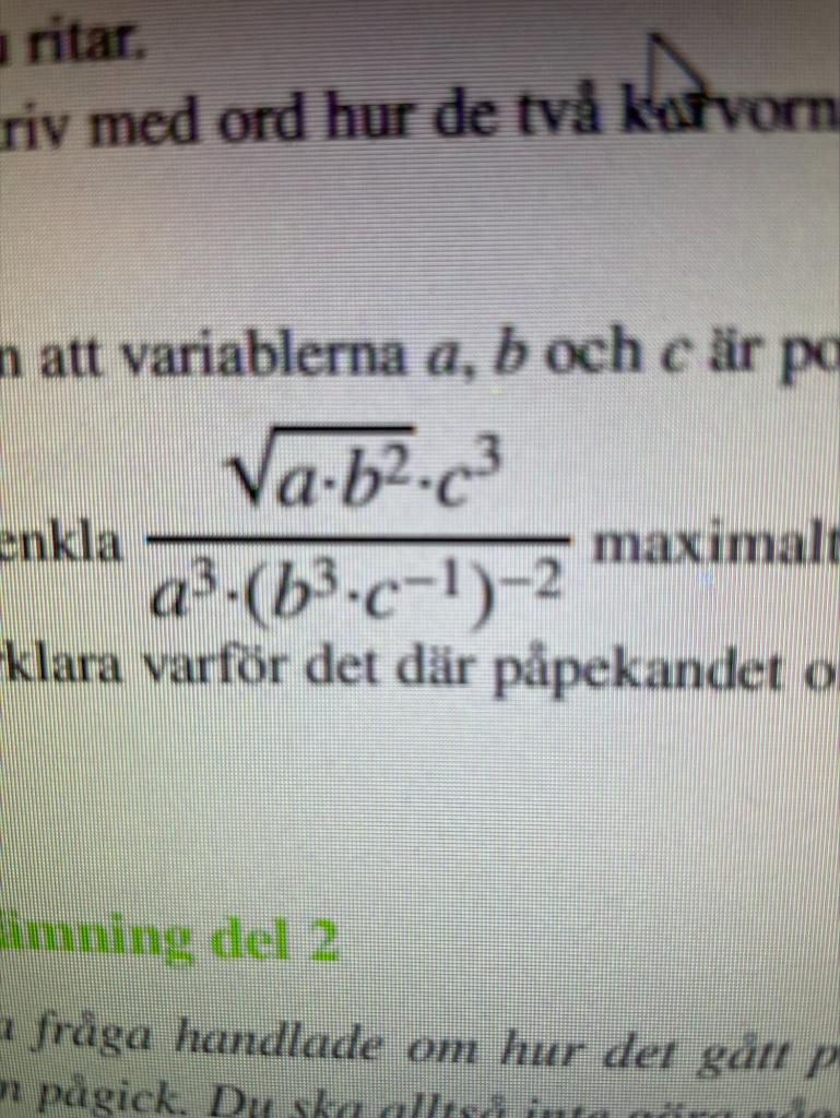 Solved Assume that the variables a, b and c are positive (a) | Chegg.com