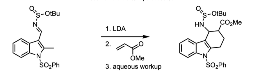Solved ºs-OtBu Org-o -OtBu HN CO2Me N 1. LDA 2. 'N SO2Ph ОMe | Chegg.com