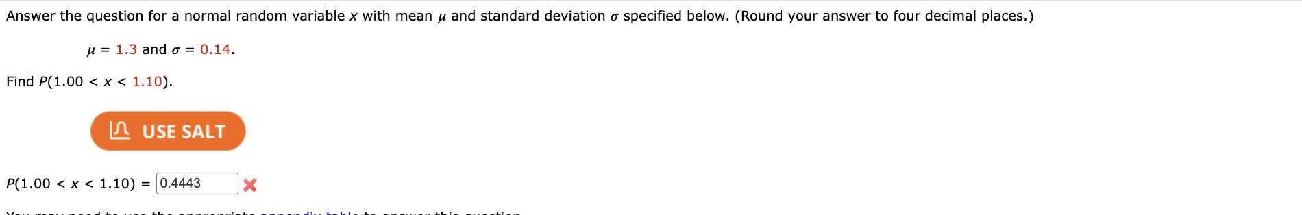 Solved Answer the question for a normal random variable x | Chegg.com