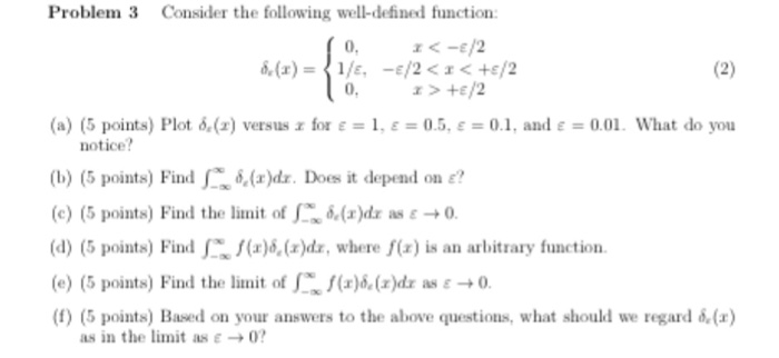 Solved Problem 3 Consider the following well-defined | Chegg.com