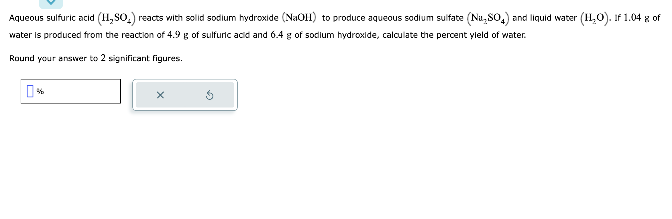 Solved Aqueous sulfuric acid (H2SO4) reacts with solid | Chegg.com
