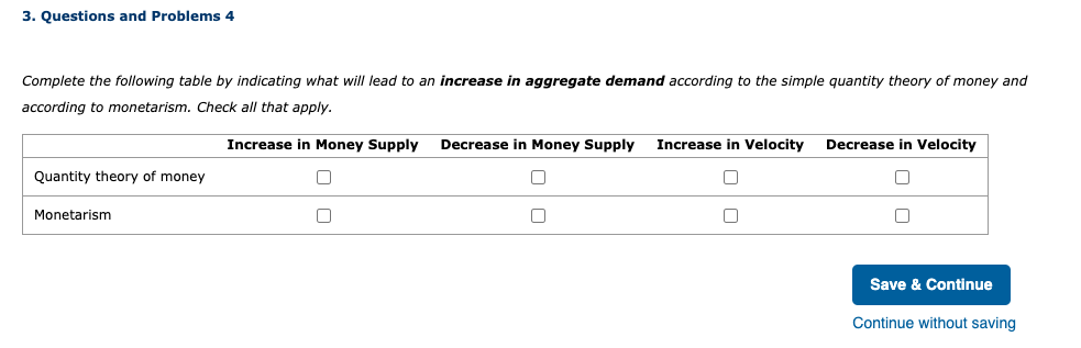 Solved 3. Questions and Problems 4 Complete the following | Chegg.com