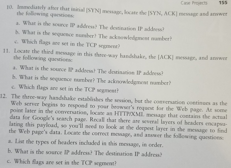 Solved Install and use Wireshark program (Please send back | Chegg.com