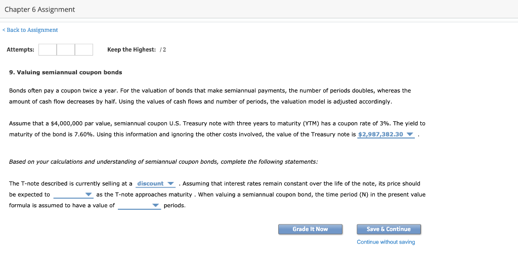 Solved Chapter 6 Assignment Back to Assignment Attempts: | Chegg.com