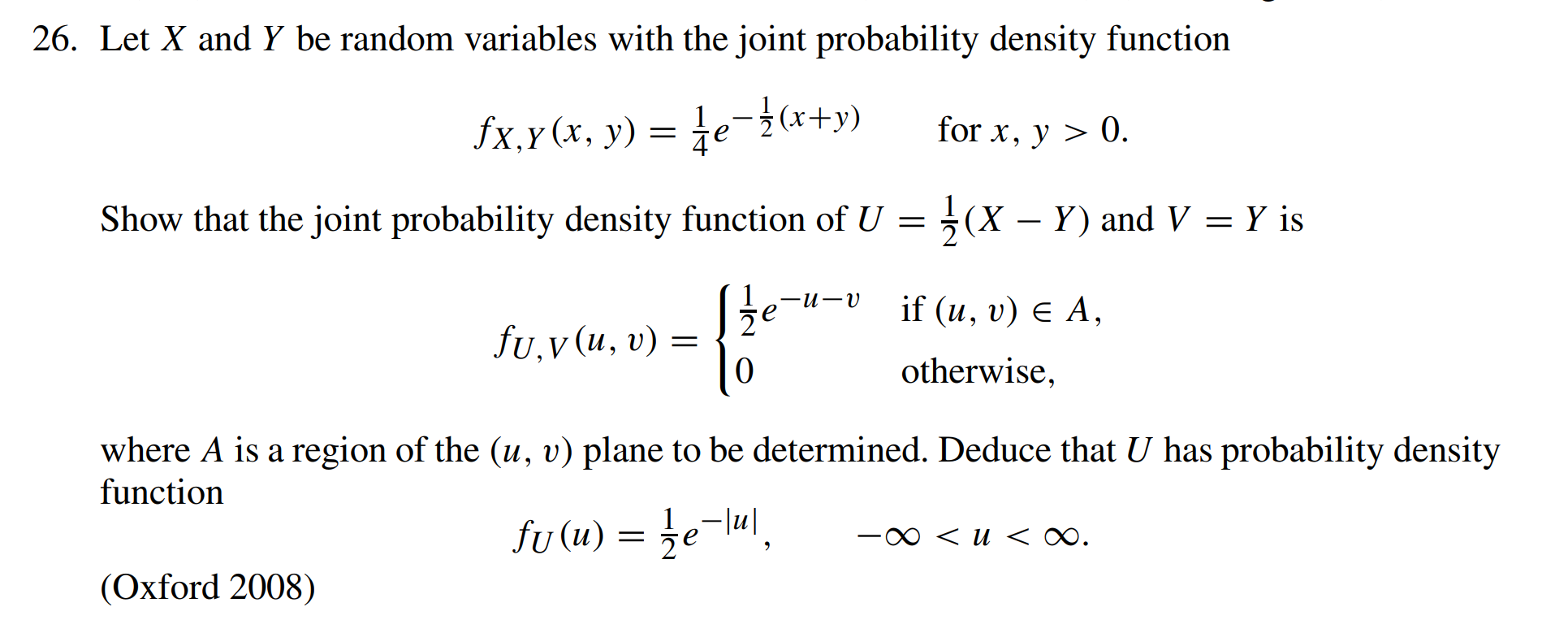 Solved 6. Let X and Y be random variables with the joint | Chegg.com