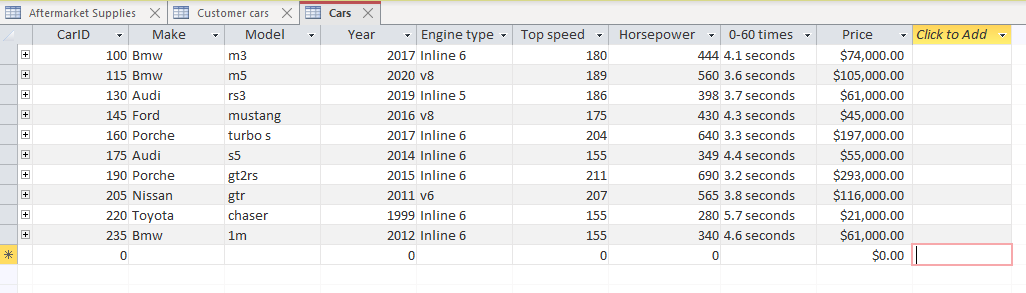 Solved create 2 forms 1 form must contain a subform each | Chegg.com