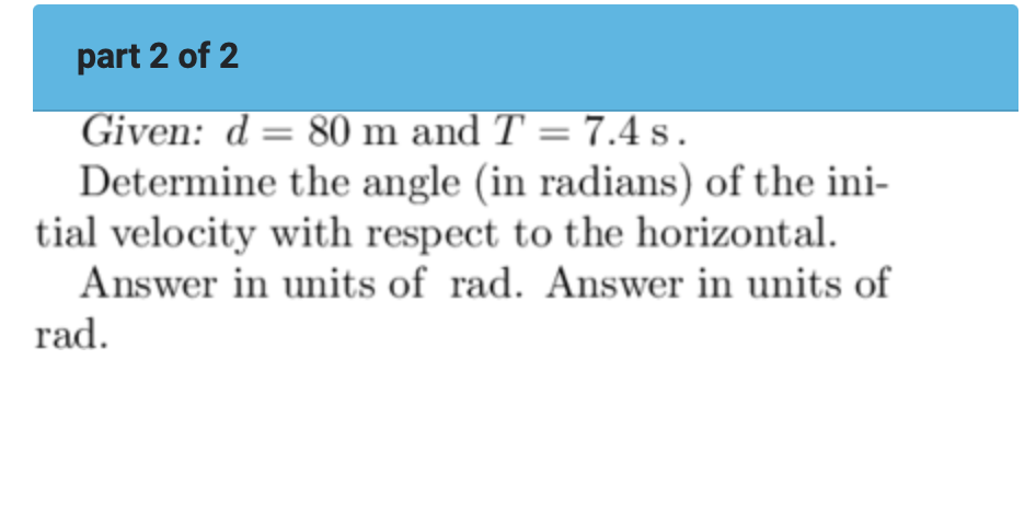 Solved part 1 of 2 1. h=2gT2 During a baseball game, a | Chegg.com