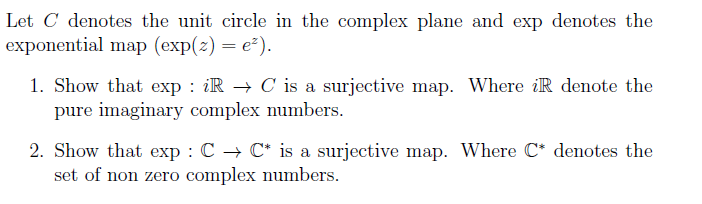 Solved Let C denotes the unit circle in the complex plane | Chegg.com