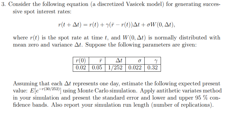 Consider the following equation (a discretized | Chegg.com