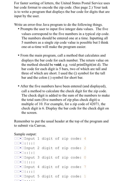 Solved For faster sorting of letters, the United States | Chegg.com