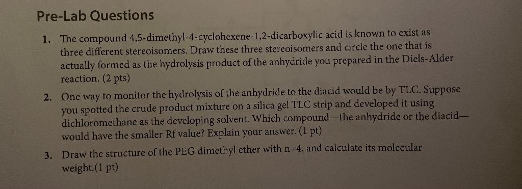 Solved 1. The compound | Chegg.com