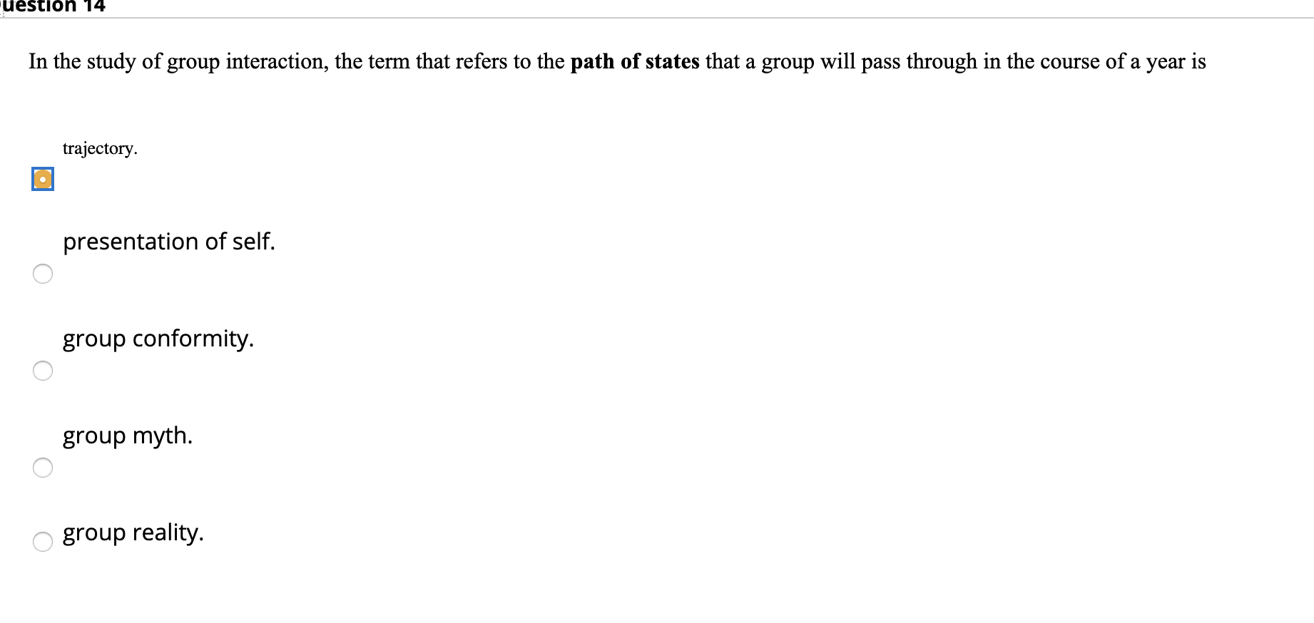 Solved Among the factors affecting conformity in groups, one | Chegg.com
